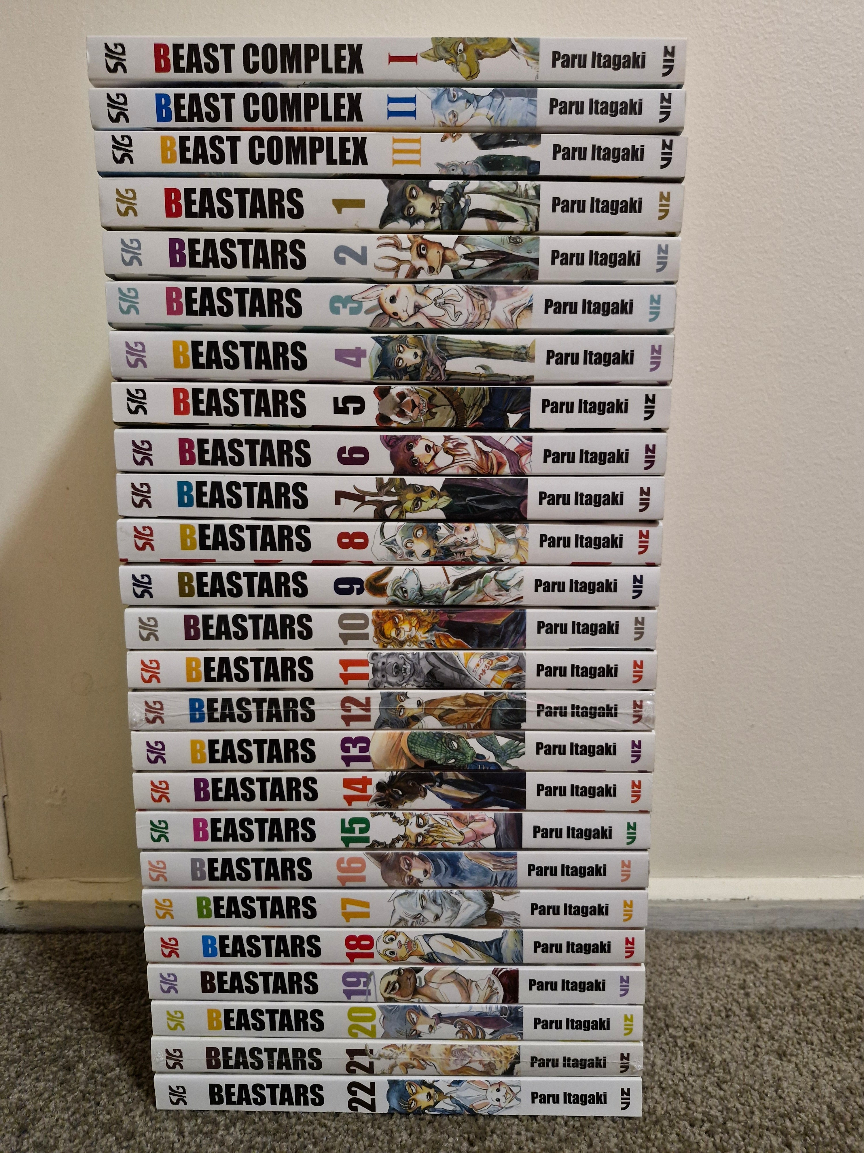 Beastars Manga Collection – 22 Volumes by Paru Itagaki – The Manga ...